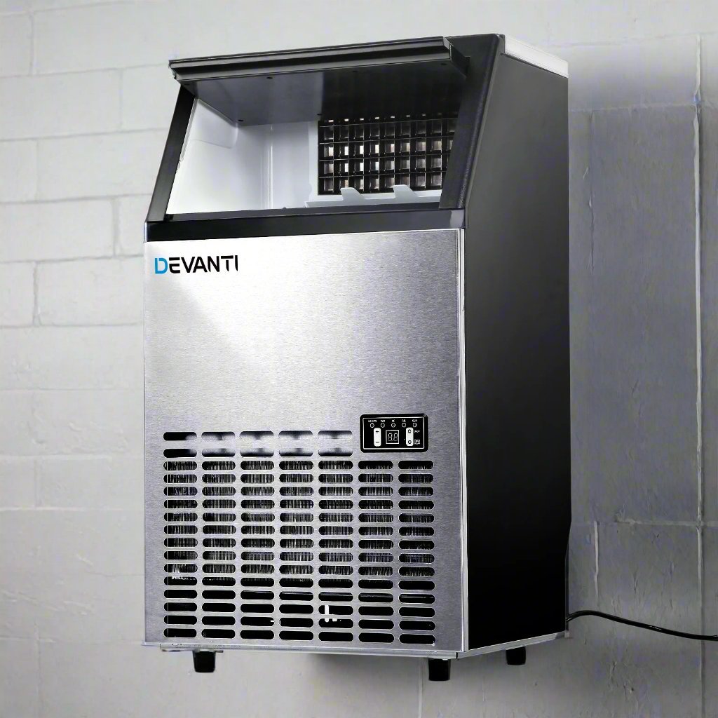 Danoz Appliances - Devanti 60kg Commercial Ice Maker Machine — danozdirect