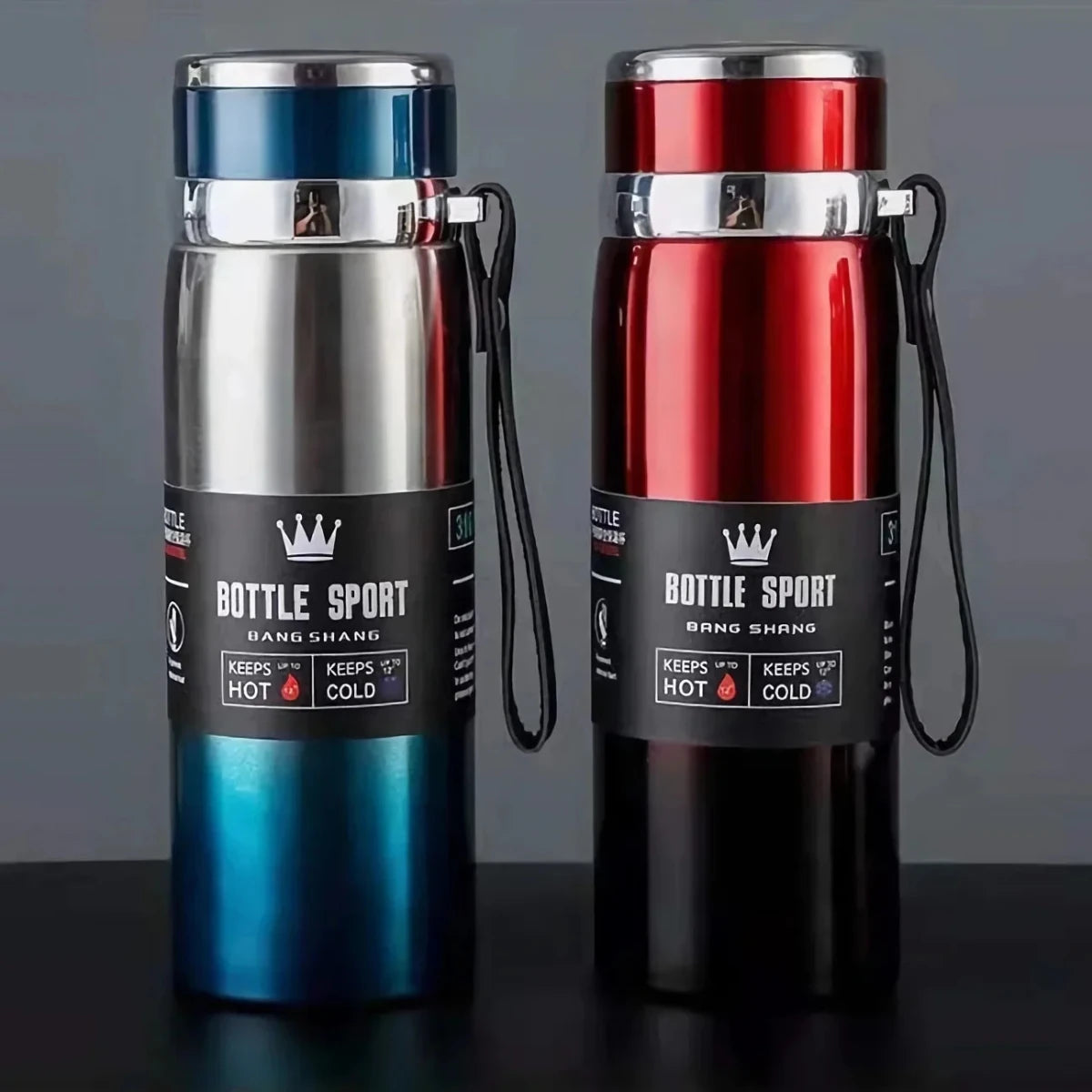 Danoz Direct - 1L Thermal Water Bottle Keep Cold and Hot Water Bottle ...