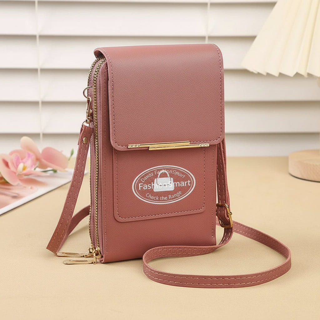 Danoz FashionSmart - Dark Pink Women's Cute Mini PU Leather Crossbody ...