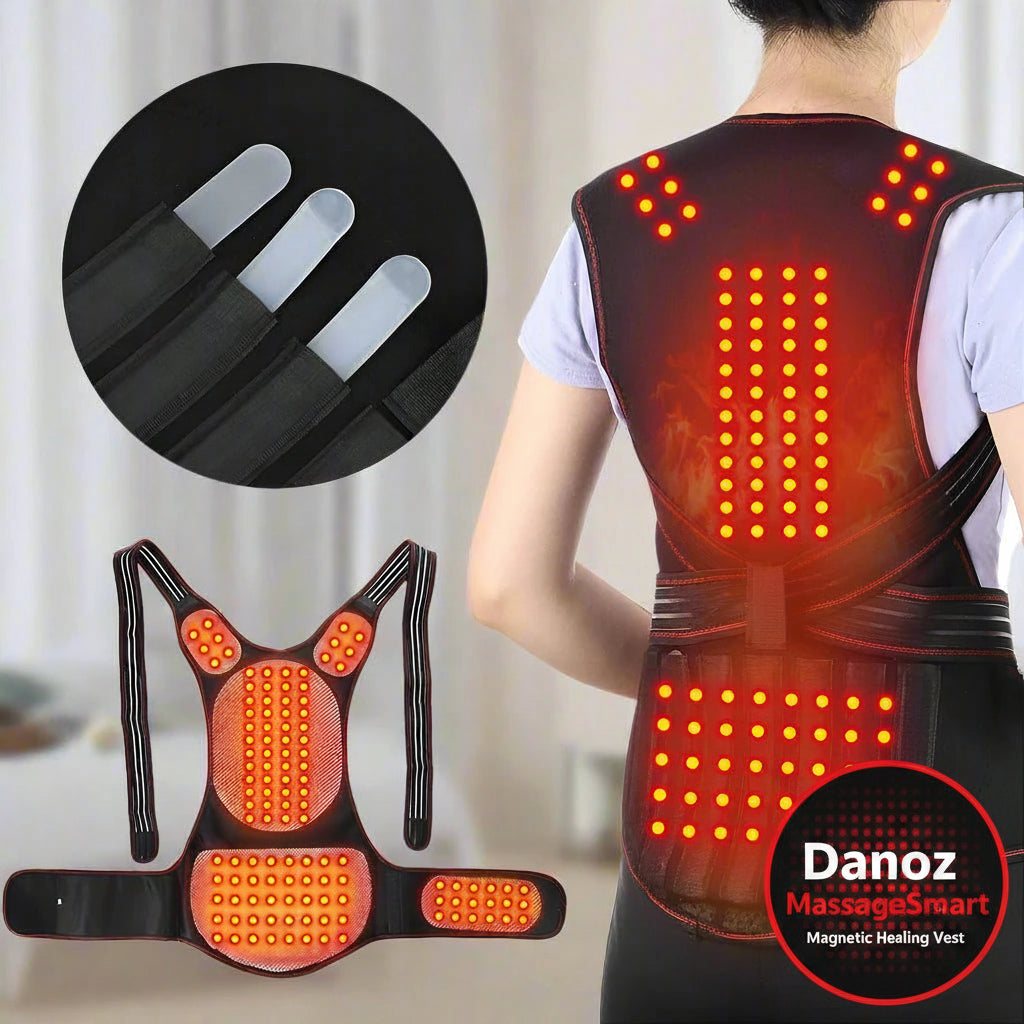 Danoz Health - Magnet Heated Vest Magnetic Self-Heating Thermal Waist ...