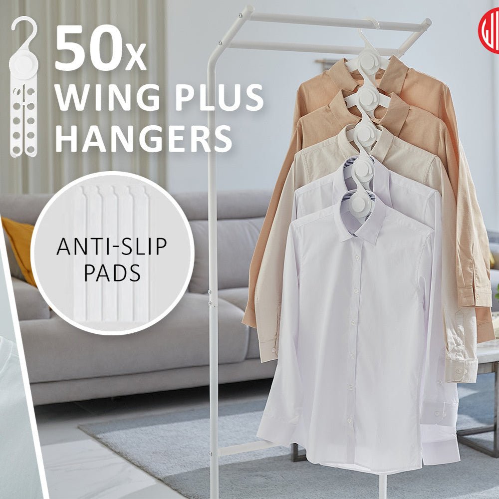 Danoz Home - 50X Plus Hanger Multiple Clothes Rack Organizer Foldable ...